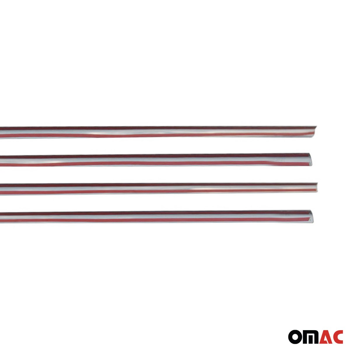 Toyota Corolla Window Trim - Omac USA - S.Steel - Gloss Silver - '06 ...