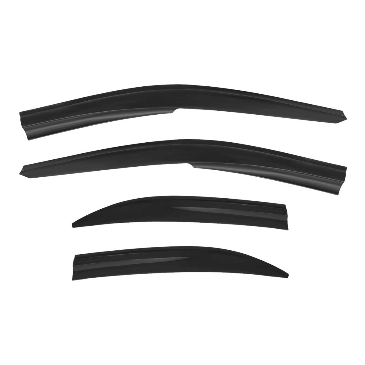 Toyota Camry Wind Deflector - Omac USA - Acrylic 4 Pcs - Black - '11 ...