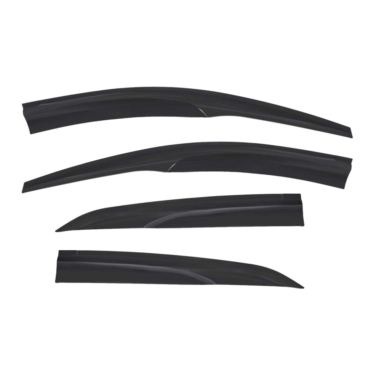Toyota Corolla Wind Deflector - Omac USA - Acrylic 4 Pcs - Black - 2013 ...