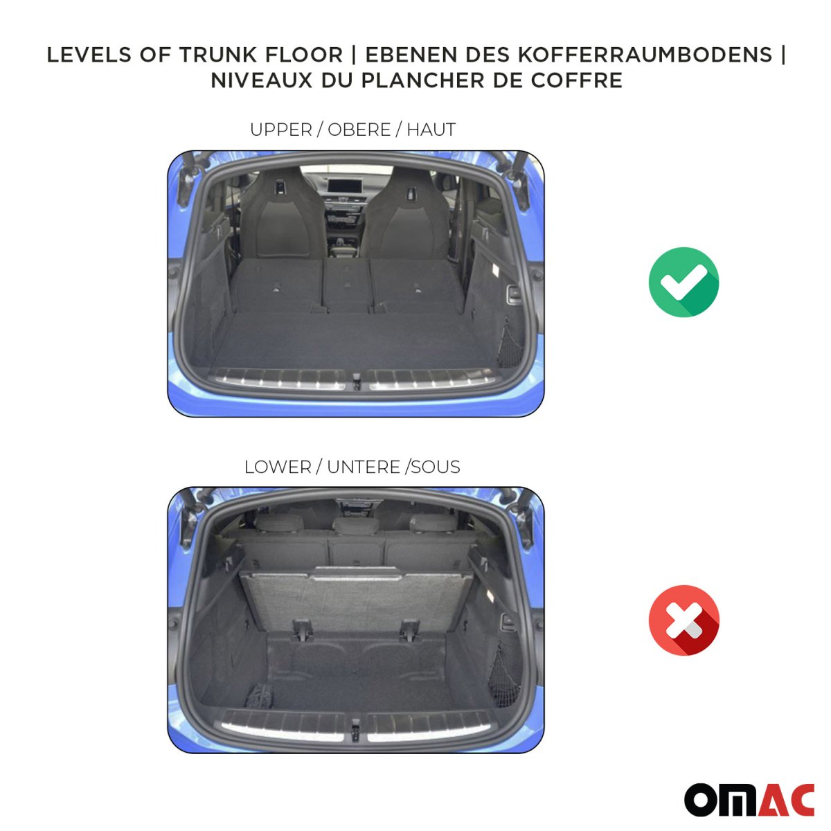 Tesla Model S Trunk Mat - Rear - Omac USA - Proline TPE - Black - 2012 ...