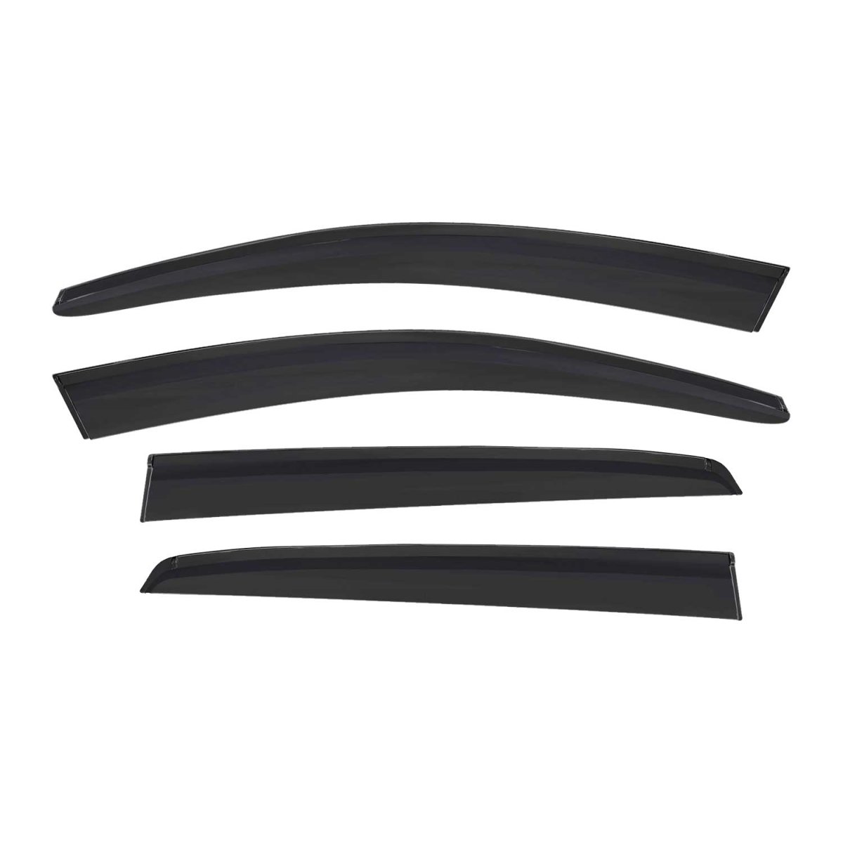 Volkswagen Golf Wind Deflector - Omac USA - Acrylic 4 Pcs - Black ...