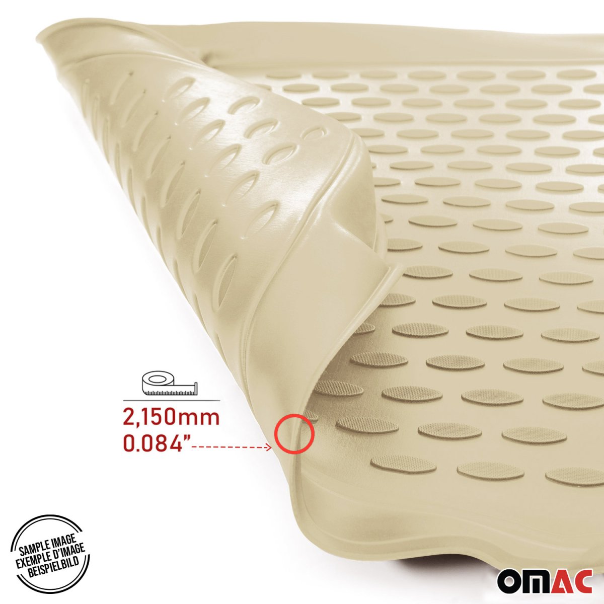BMW 3 Series Touring E91 Floor Mats - Omac USA - Rubber TPE - Beige ...