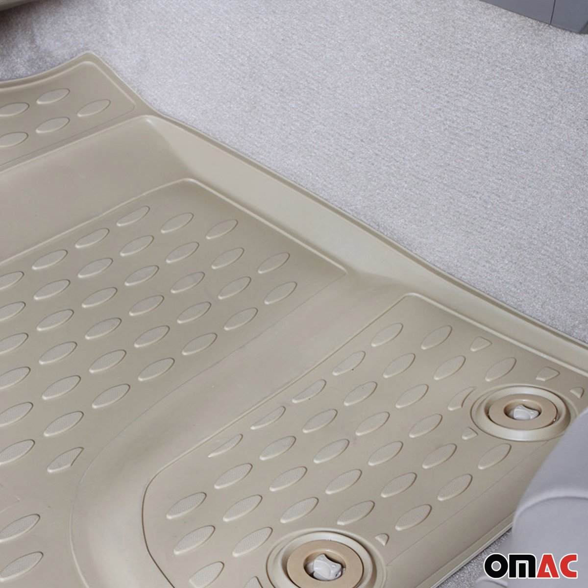 BMW 3 Series Touring E91 Floor Mats - Omac USA - Rubber TPE - Beige ...