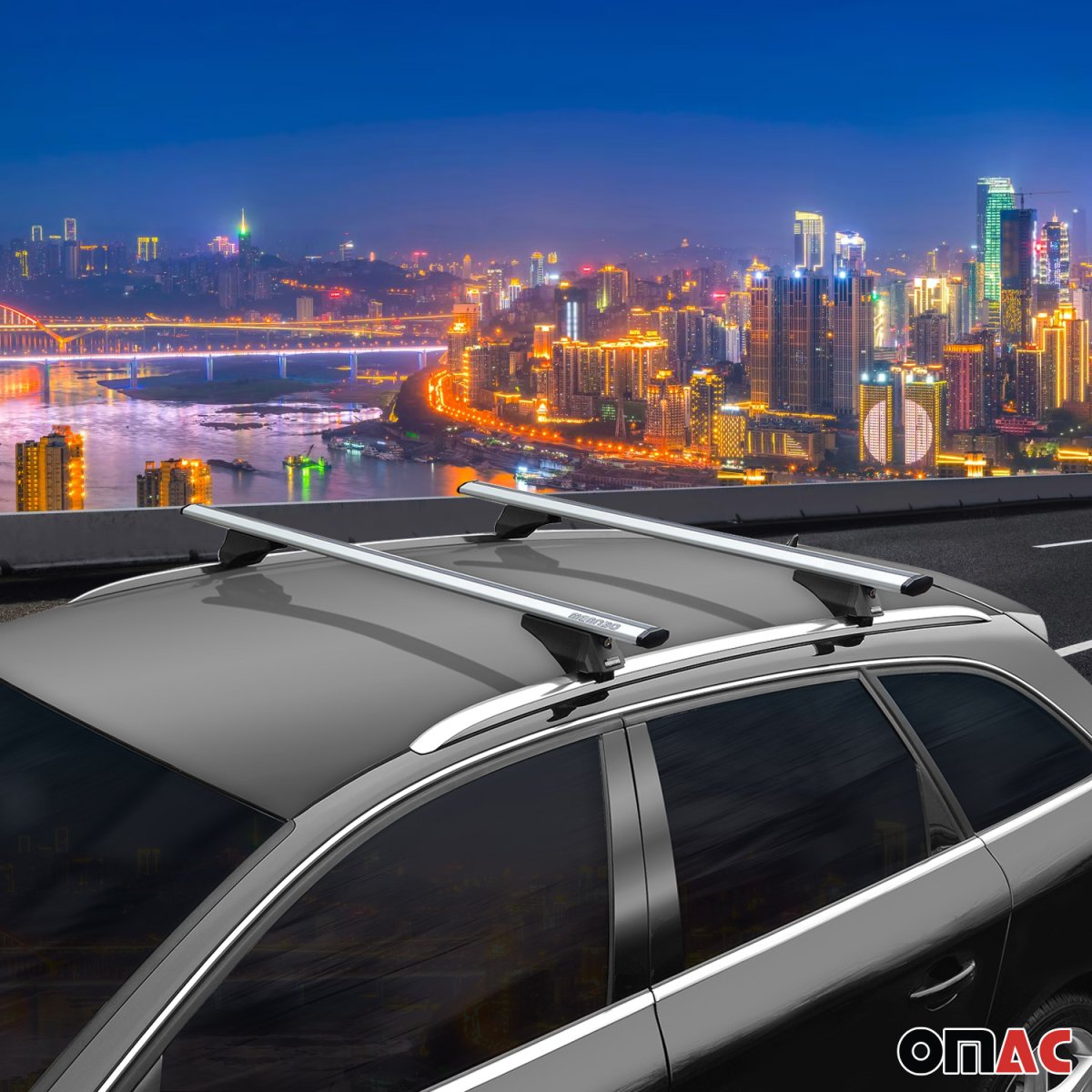 BMW 3 Series F31 Touring Roof Racks - Omac USA - Size S - Leopard Gray ...