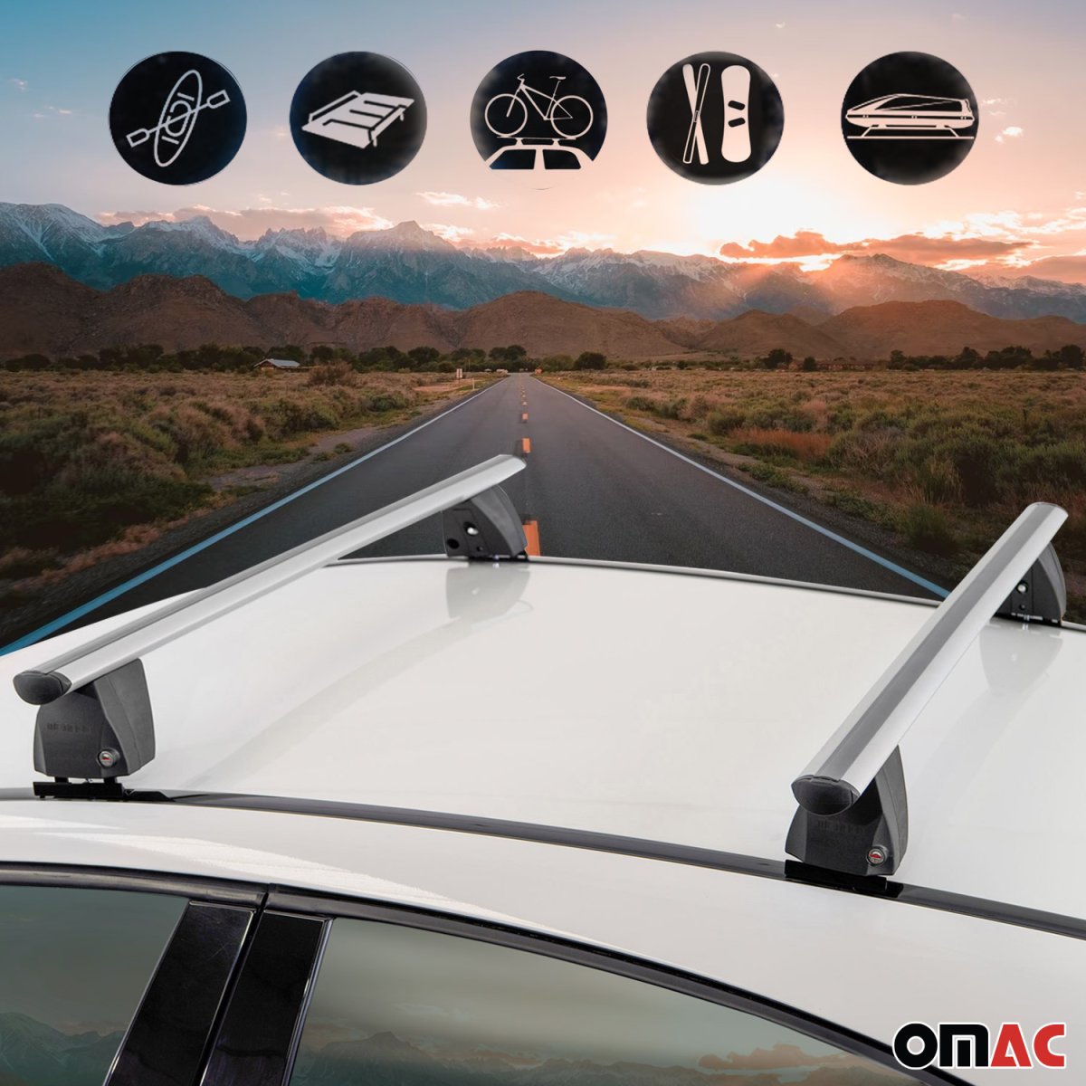 BMW 4 SERIES Roof Racks - Omac USA - Delta FP - Gray - '20-'24, U025780