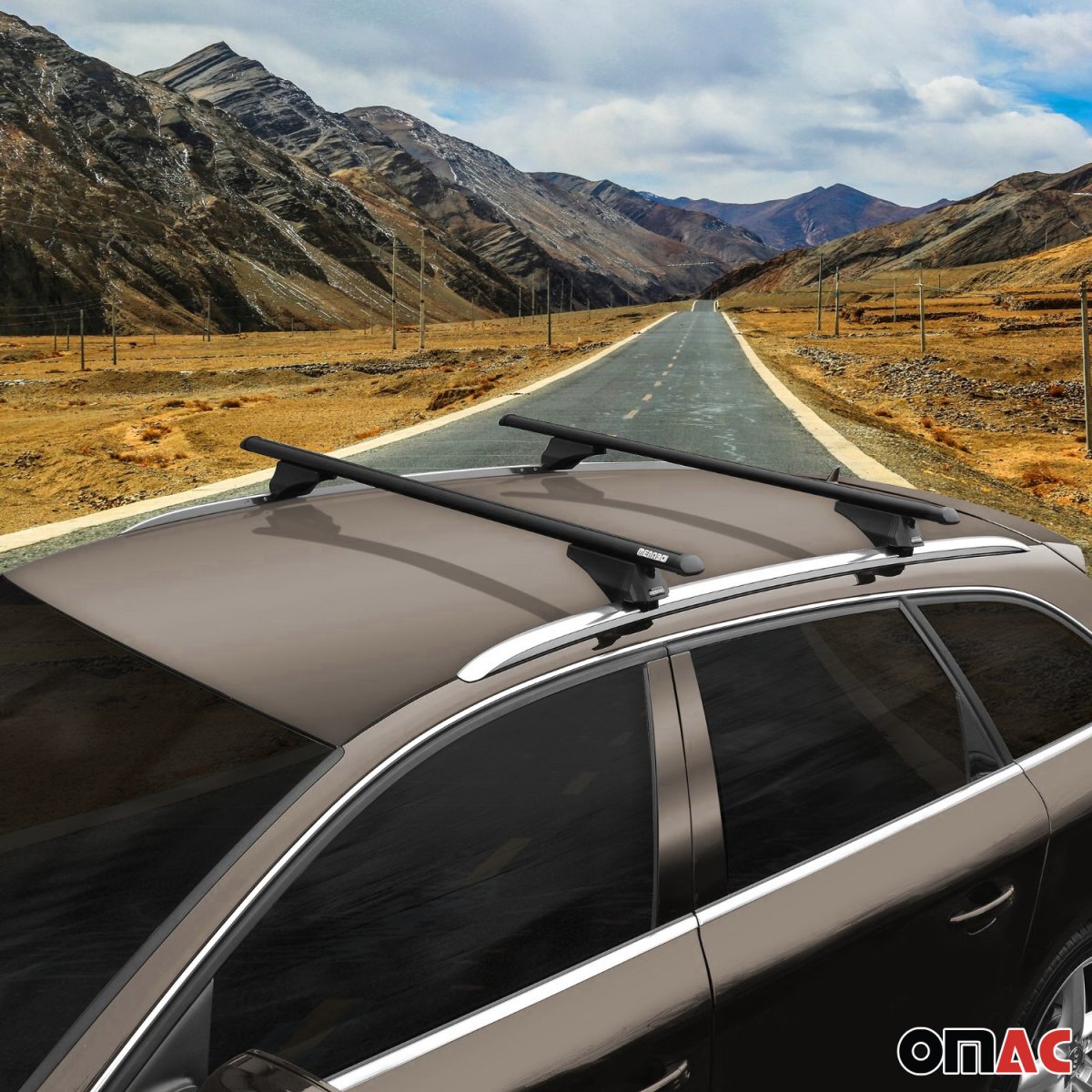 Mercedes GLA Roof Racks - Omac USA - Tiger - Black - '20-'23, U027424