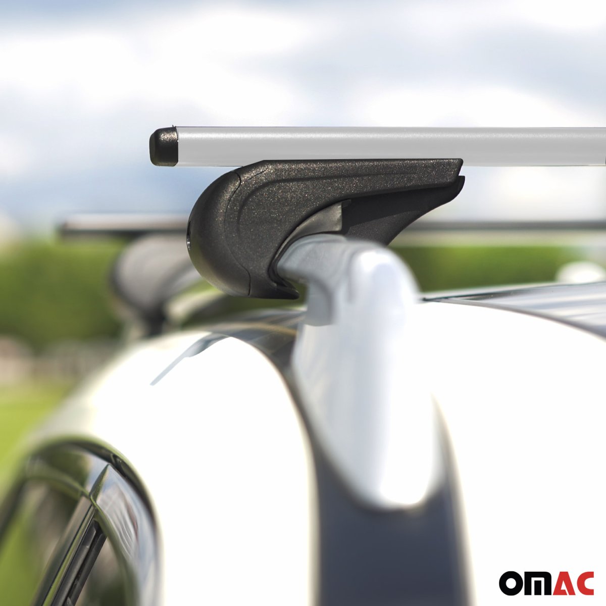 Volvo XC70 Roof Racks - Omac USA - Solid-Alpha V1 - Gray - '08-'16, U029506