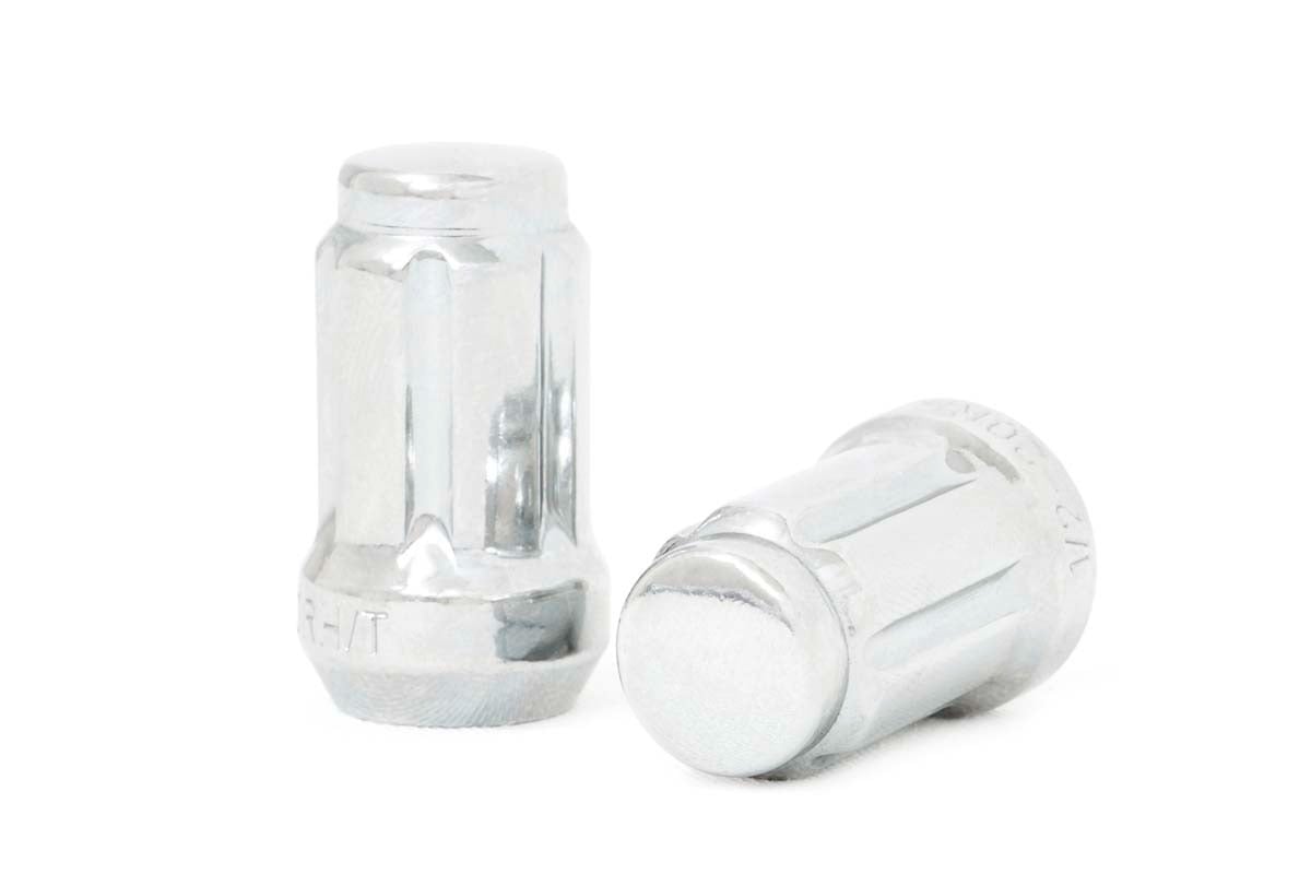Hummer H3 Lug Nut Set - Rough Country - Bulge Acorn Style - Chrome ...