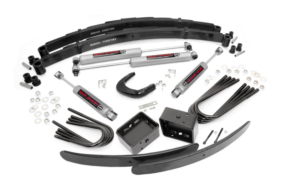 GMC K25/K2500 Suburban Suspension Lift Kit - Rear - Rough Country - 6 ...