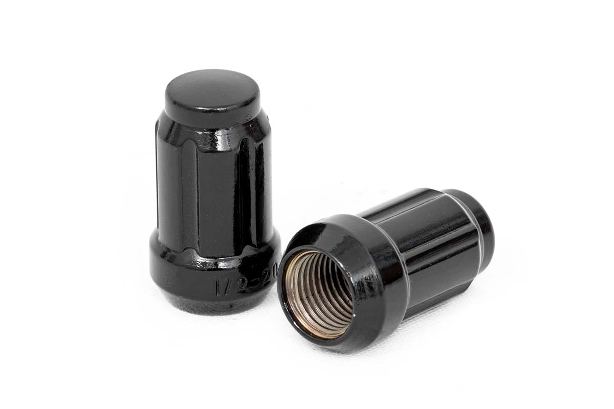 Ford Ranger Lug Nut Set - Rough Country - Bulge Acorn Style - Black ...