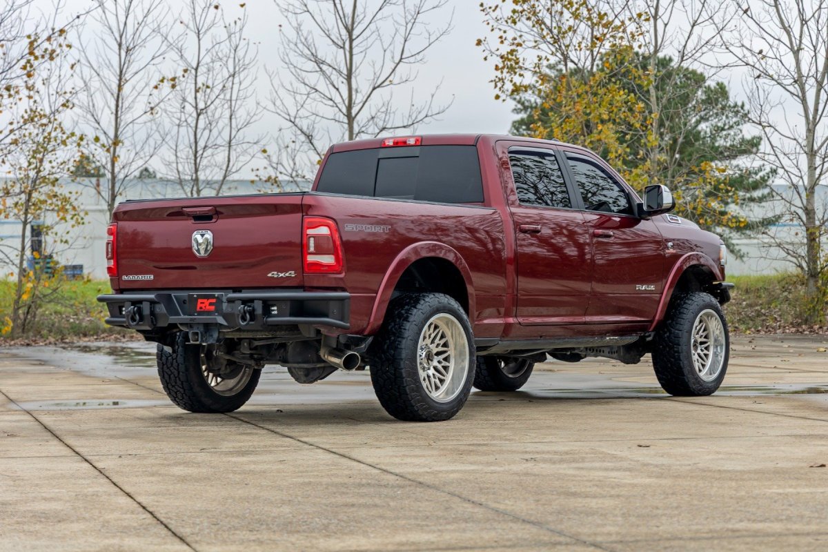 Ram 2500 Rear Bumper - Rough Country - Tubular - Textured Black - '10 ...