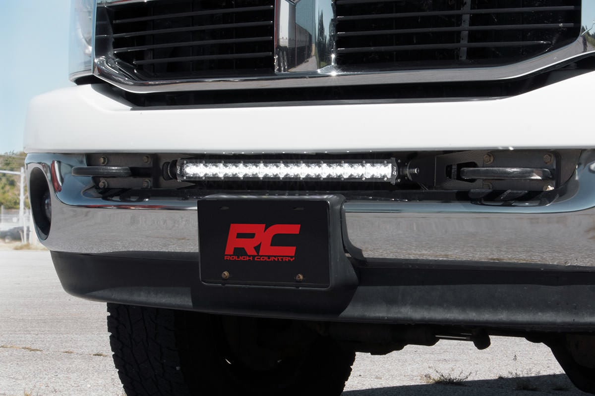 Dodge Ram 3500 LED Light Kit - Bumper Mount - Rough Country - 20 ...