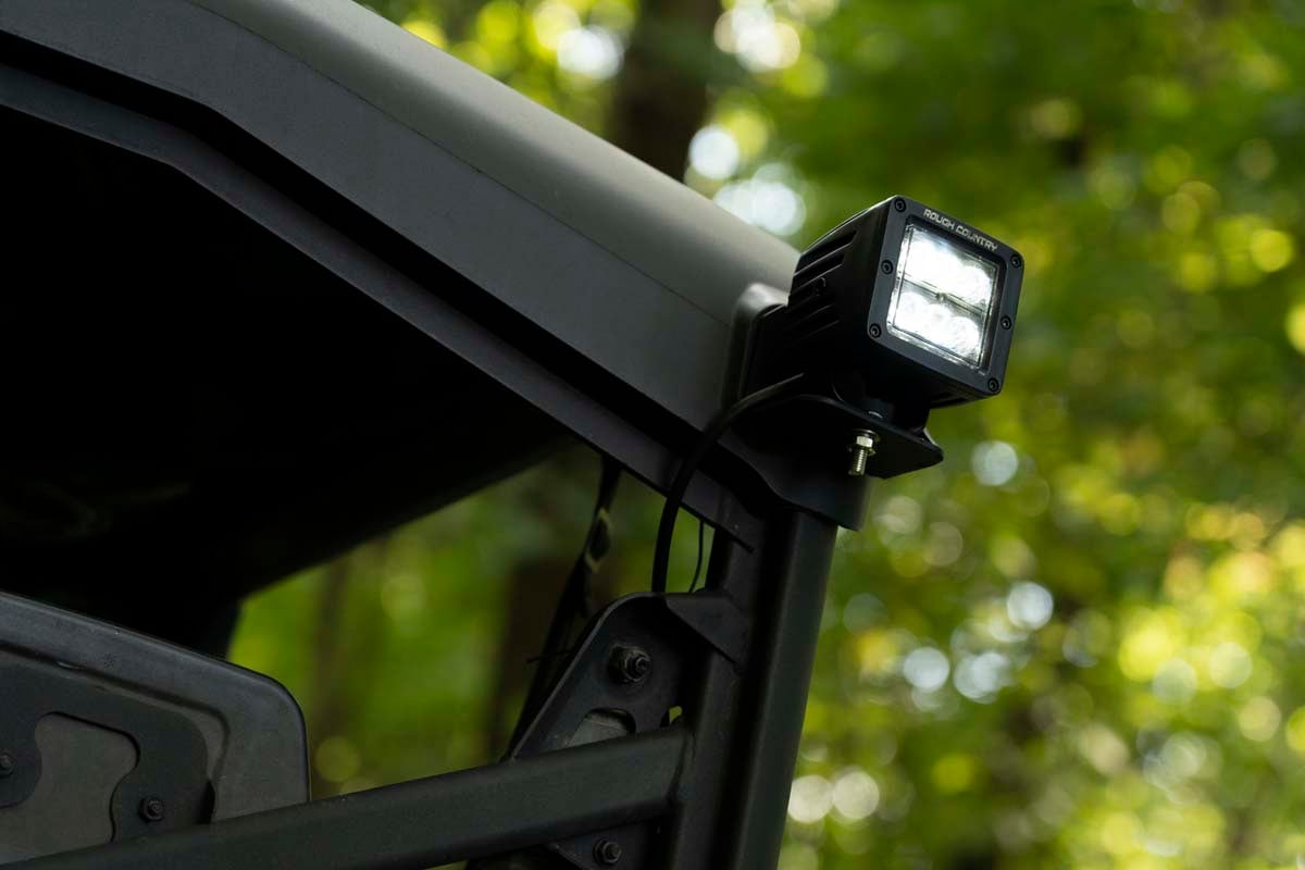 Can-Am Defender PRO HD10 Lone Star LED Light - Rear - Rough Country - 2 ...