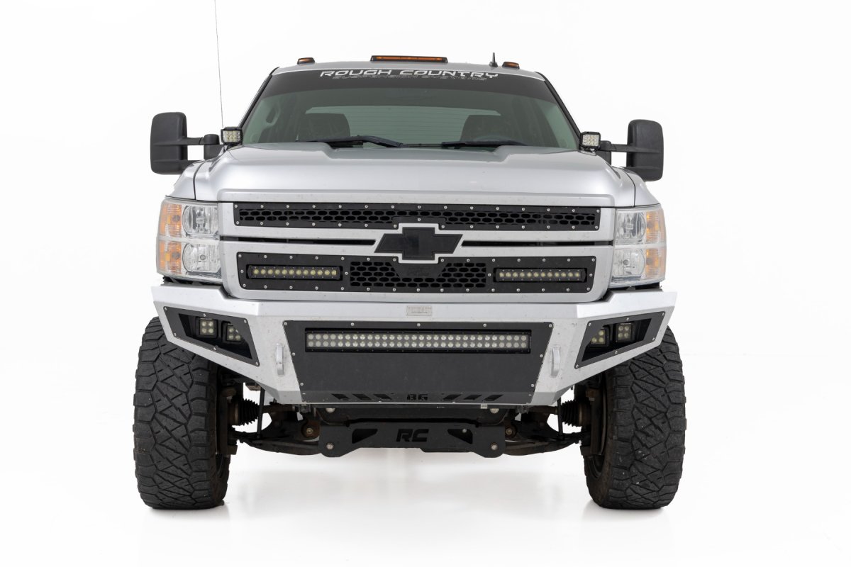 Chevrolet Silverado 3500 HD LED Light Kit - Rough Country - Ditch Mount ...
