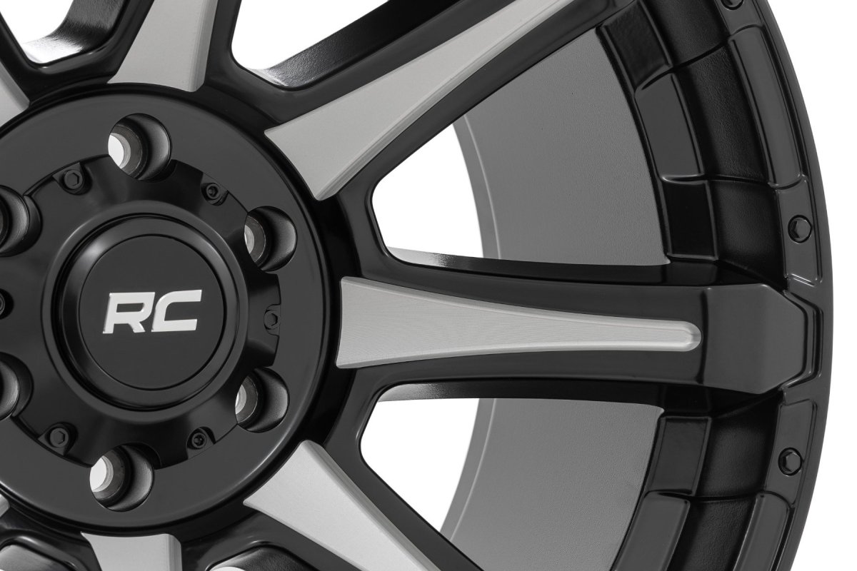 Wheel - Rough Country - 81 Series, 8-Spoke, 20x9, 5x5.5, 0mm - Semi ...