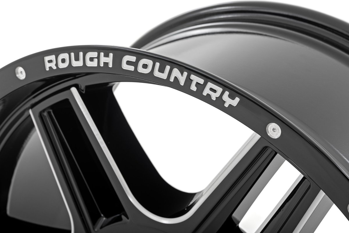 GMC K25/K2500 Pickup Wheel - Rough Country - 92 Series - Gloss Black w ...