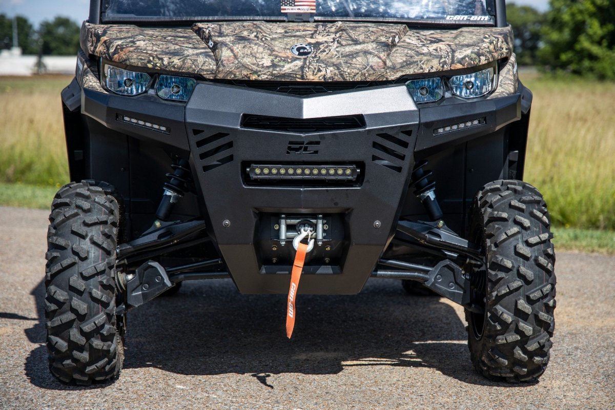 Can-Am Defender XT CAB HD8 Bumper - Front - Rough Country - '18-'20, 97067