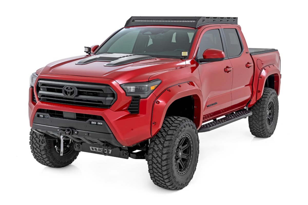 Toyota 4Runner Hood Scoop - Rough Country - Rough Country - Matte Black ...
