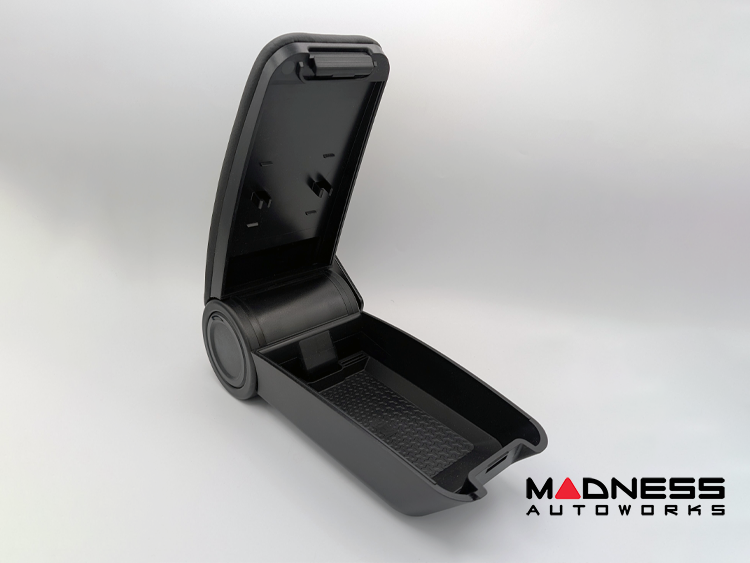 Ram ProMaster - Seat Mounted w/ Storage Compartment - Vegan Leather Lid ...