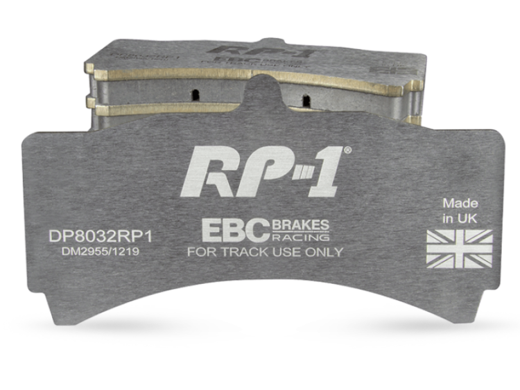 Ford Mustang Brake Pads - Front - EBC - RP-1 Racing Pads - `15-`17 ...