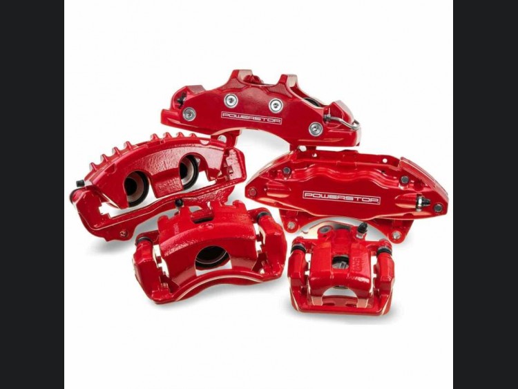 Subaru Impreza Brake Calipers - Front - PowerStop - High-Temp Powder ...