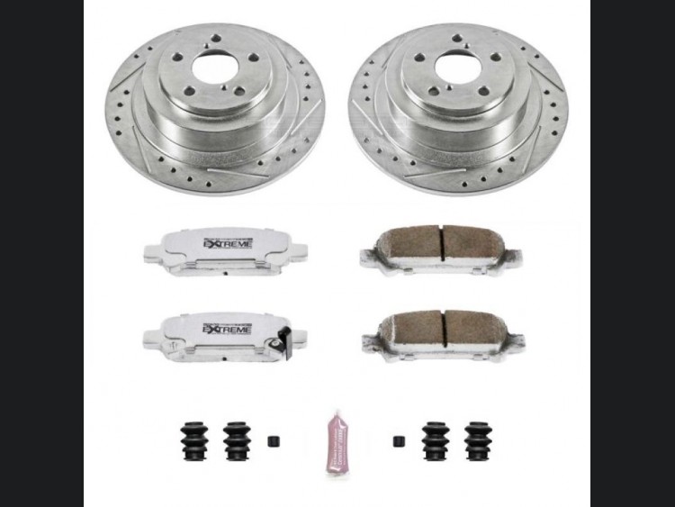 Subaru Outback Brake Kit - Rear - PowerStop - Drilled & Slotted Rotors ...