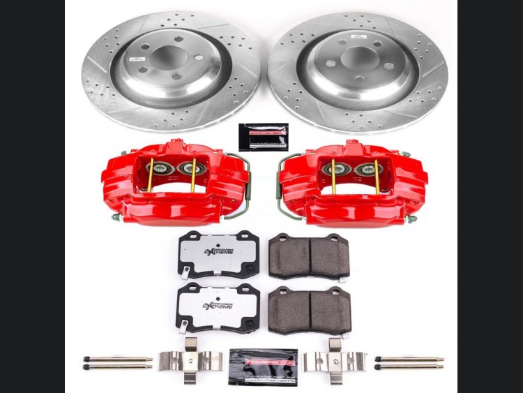 Dodge Challenger Brake Kit - Rear - PowerStop - Drilled & Slotted ...