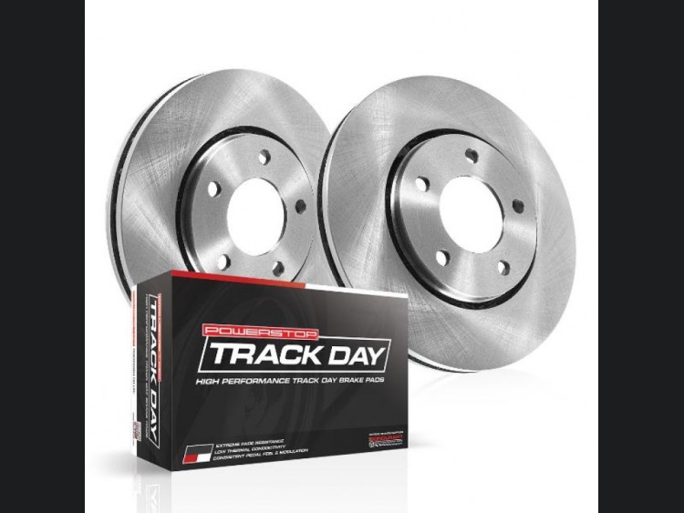 Ford Mustang Brake Pads + Rotors - Rear - PowerStop - Autospecialty ...