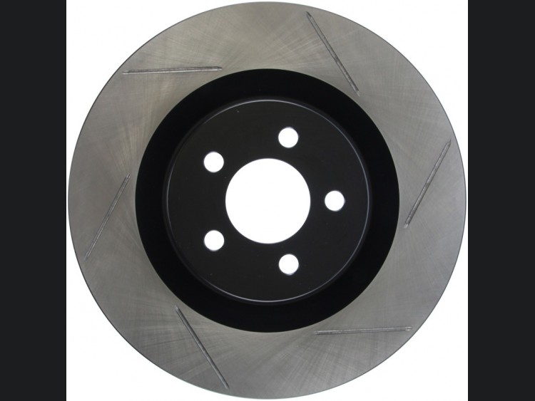 Dodge Challenger Brake Rotor (1) - Front Left - Stoptech - Slotted ...