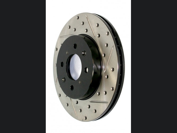 Subaru Legacy Brake Rotor (1) - Rear Left - Stoptech - Sport Slotted ...