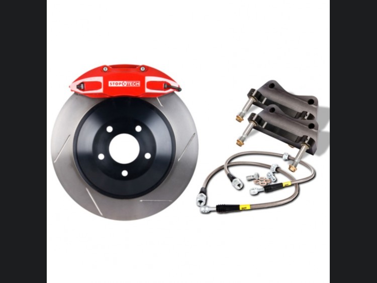 Dodge Challenger Brake Kit - Rear - Stoptech - ST-40 Calipers + Slotted ...