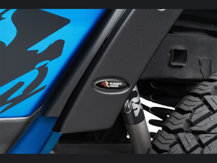 Jeep Gladiator Fender Flare Delete Kit - Front + Rear - Rugged Ridge ...