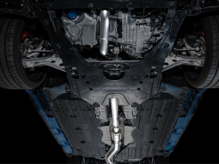 Honda Civic Cat-Back Track Exhaust w/ Triple Tips - AWE Tuning - Track ...