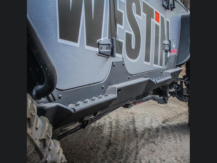 Jeep Wrangler JK - WES Snyper Rock Rail Steps, 42-7015