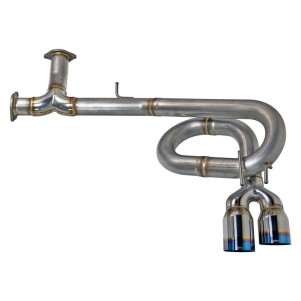 Honda Civic Performance Exhaust - Remark - Cat Back - Burnt Stainless ...