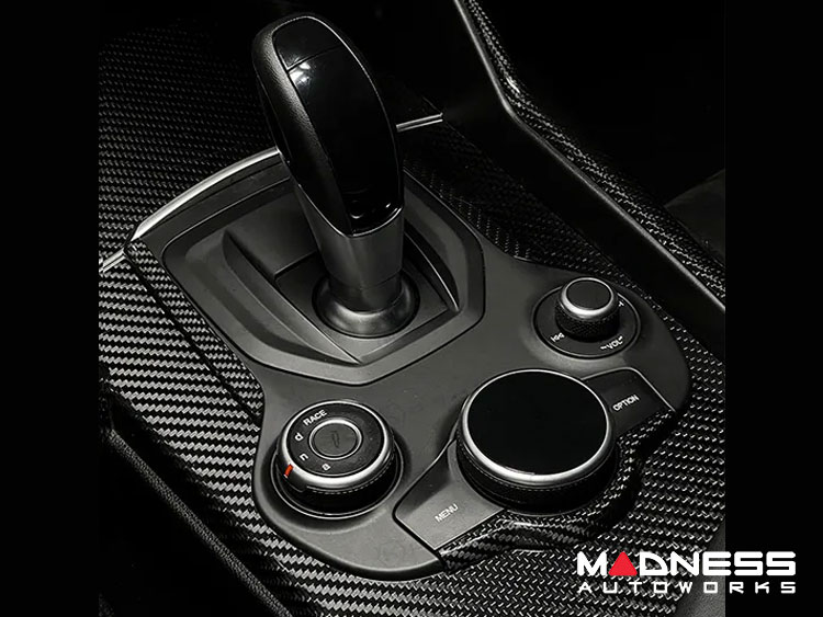 Alfa Romeo Giulia Center Console Frame Trim - Carbon Fiber - Pre '20 ...