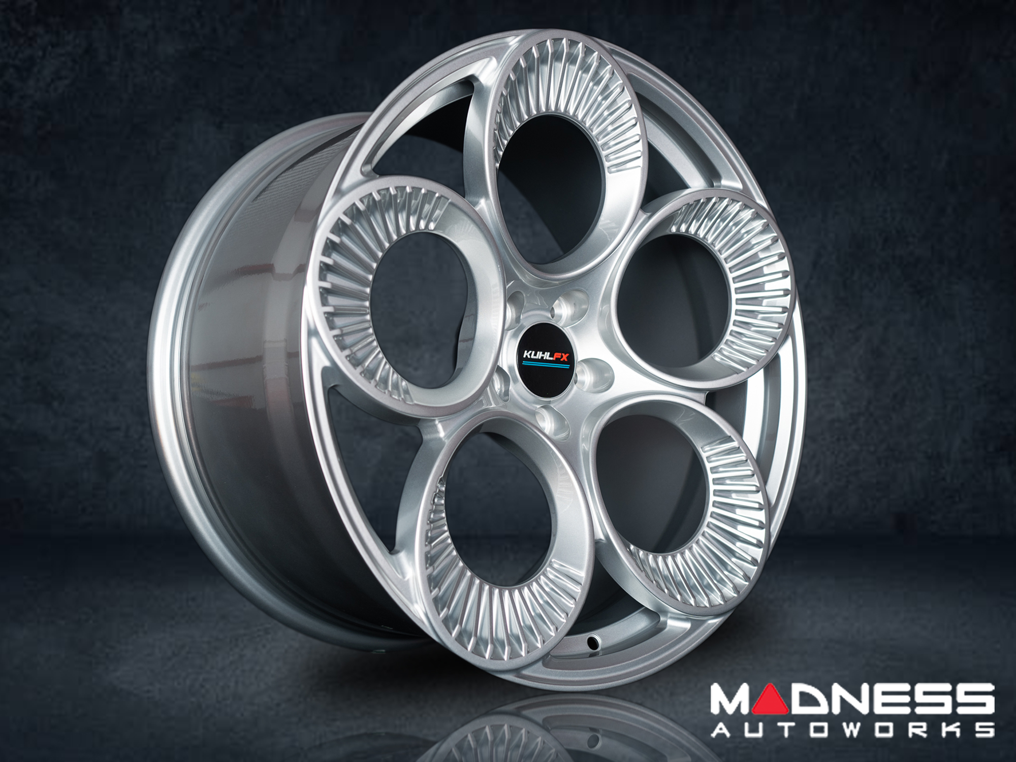 Alfa Romeo Giulia Custom Wheels - KuhlFX - Forged - Gloss Silver - set ...