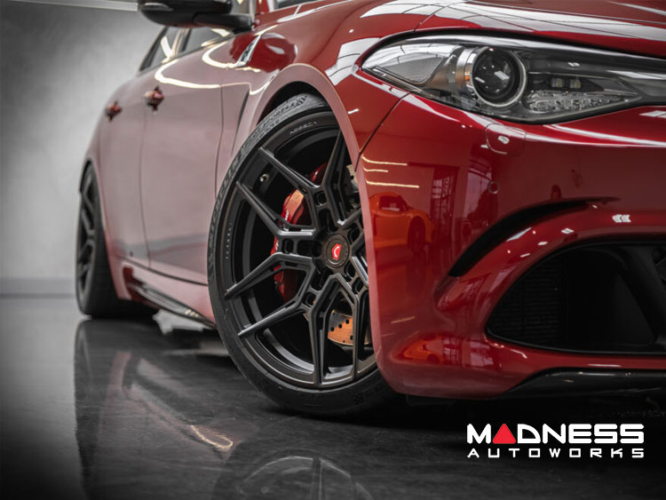 Alfa Romeo Giulia Custom Wheels - EVO-4R by Vossen - Dark Smoke,
