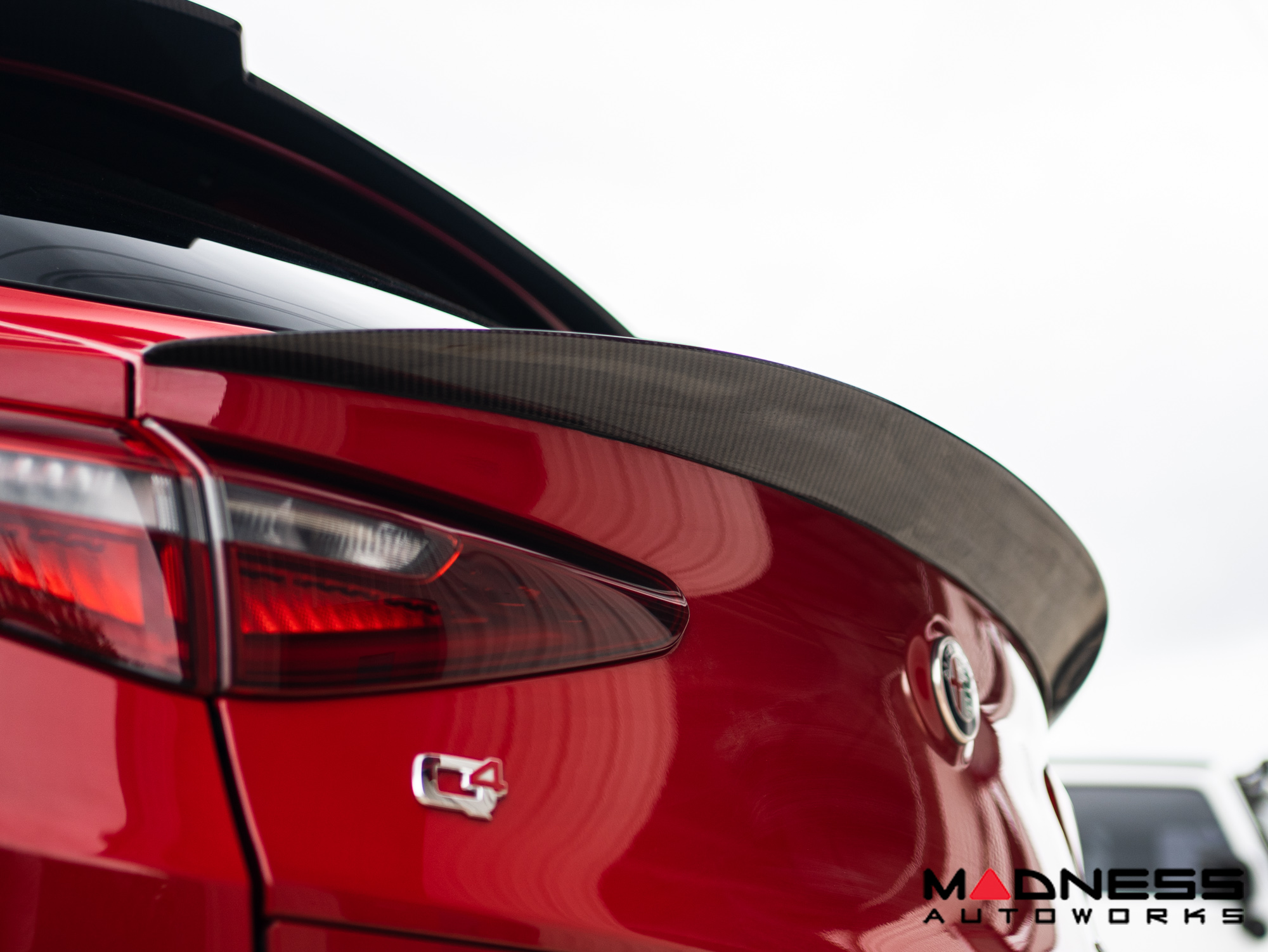 Alfa Romeo Stelvio Mid Spoiler - Carbon Fiber - , AML-LYJ008