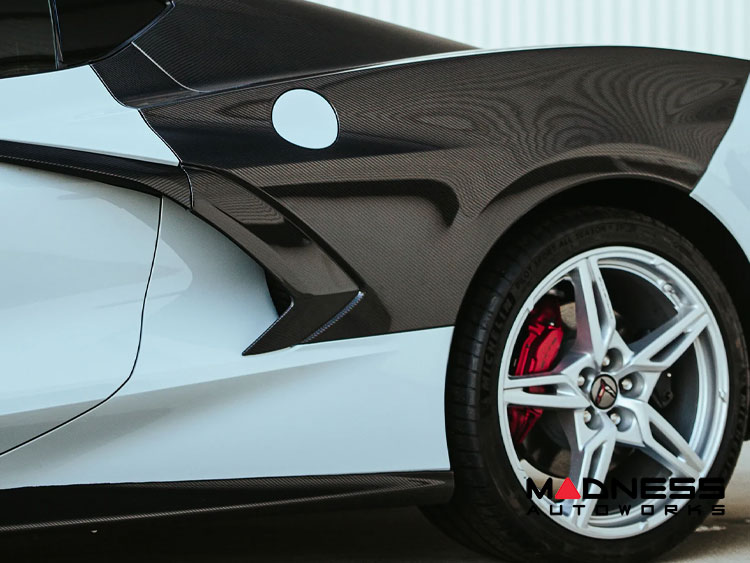 Chevrolet Corvette C8 Carbon Fiber Rear Fenders - Anderson Composites ...