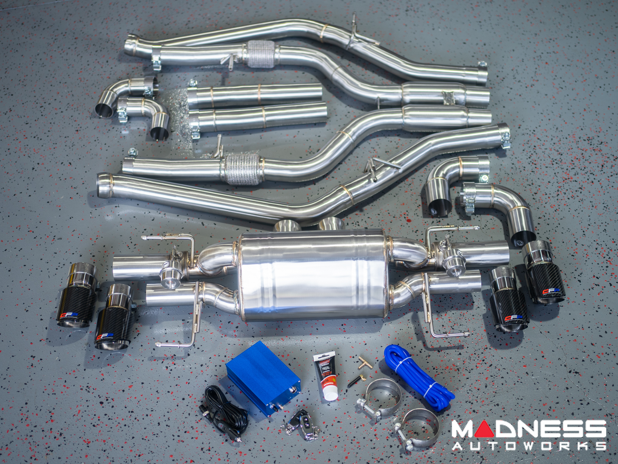 Alfa Romeo Giulia Performance Exhaust - 2.9L QV Model - Corsa Forza ...