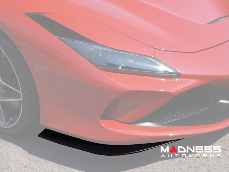 Ferrari F8 Front Spoiler - Carbon Fiber - Side Trim Set, FF8-004