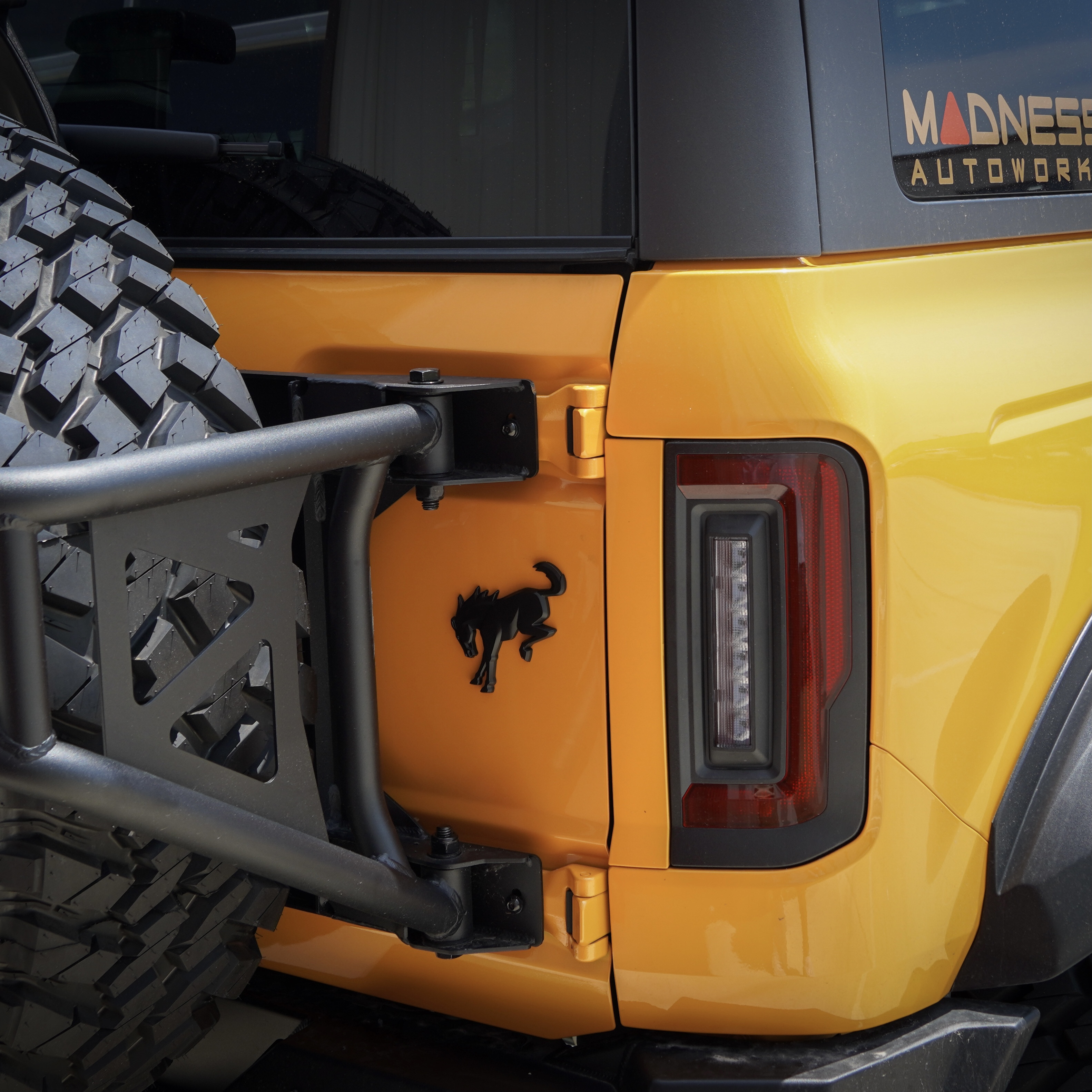 Ford Bronco Emblem - Rear - Bronco - Satin Black, FT22042101