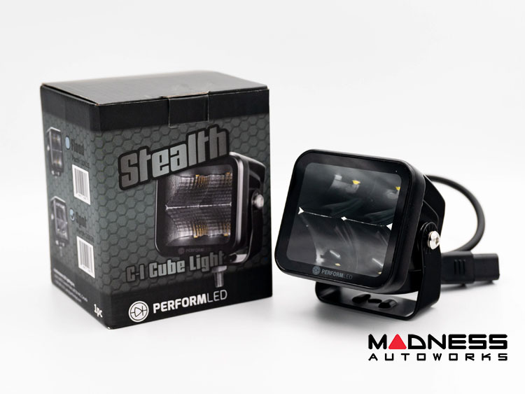 LED Pod Lights - Stealth Series C-1 Cube - Perform LED - Flood, 20823