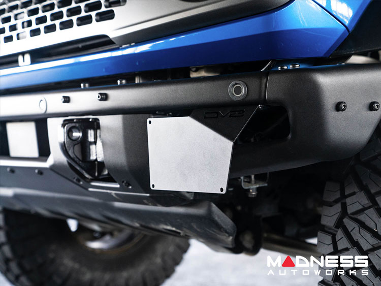 Ford Bronco Front License Plate Relocation Bracket - Factory Bumper ...