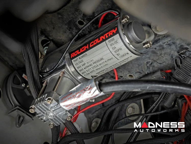 On Board Air Compressor Kit - w/ Gauge