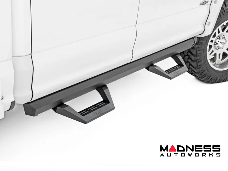Ford F-150 Running Boards - SRX2 Adjustable Side Steps - Rough Country ...