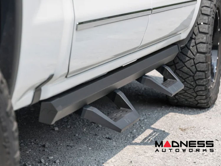 Chevy Silverado 1500 Running Boards - SRX2 Adjustable Side Steps ...