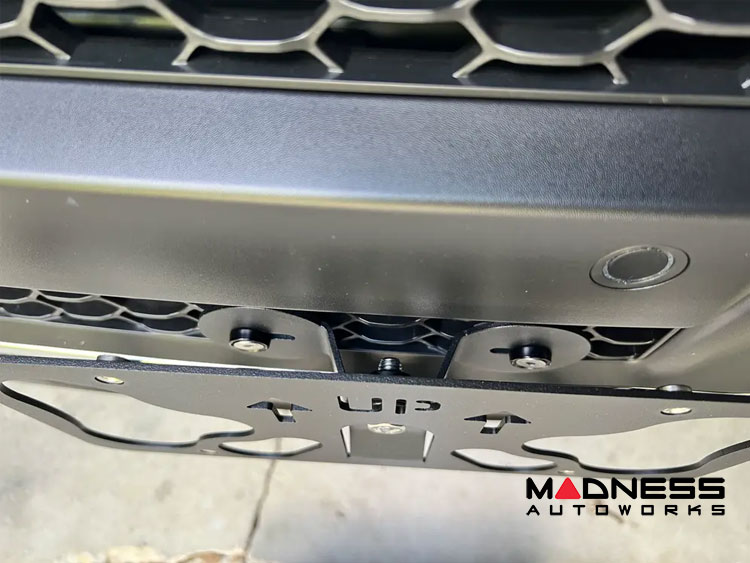 Jeep Wrangler JK License Plate Mount - Platypus - Grille Mount - Base ...