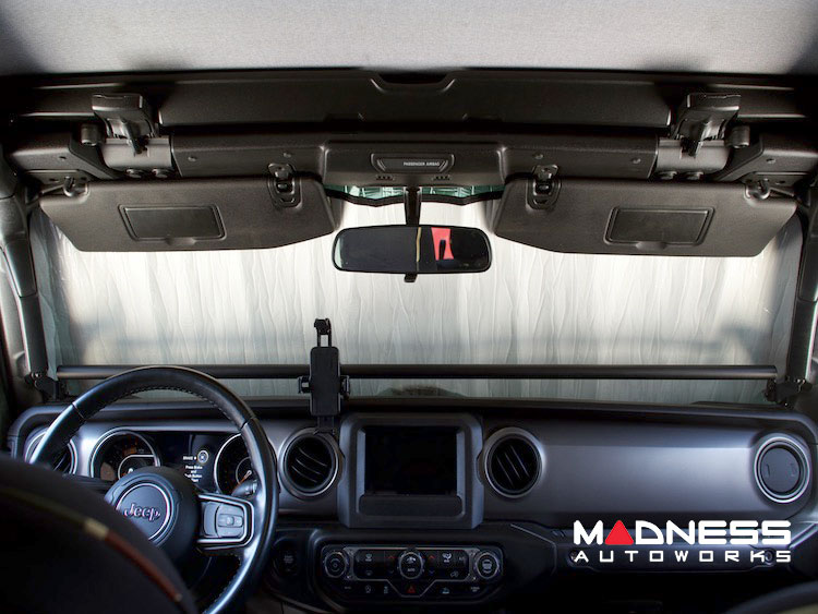 Jeep Wrangler JL Sun Shade/ Reflector - Custom Auto Shade - 2 Door - w ...